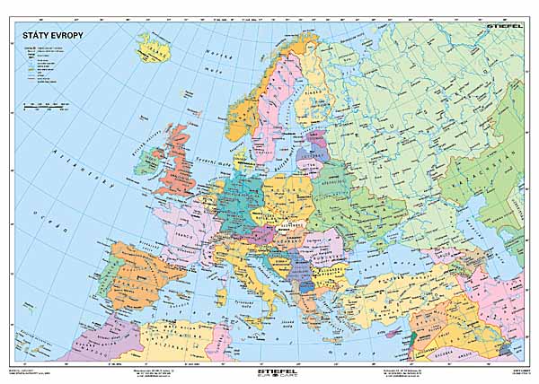Mapa Evropy :: CITIES